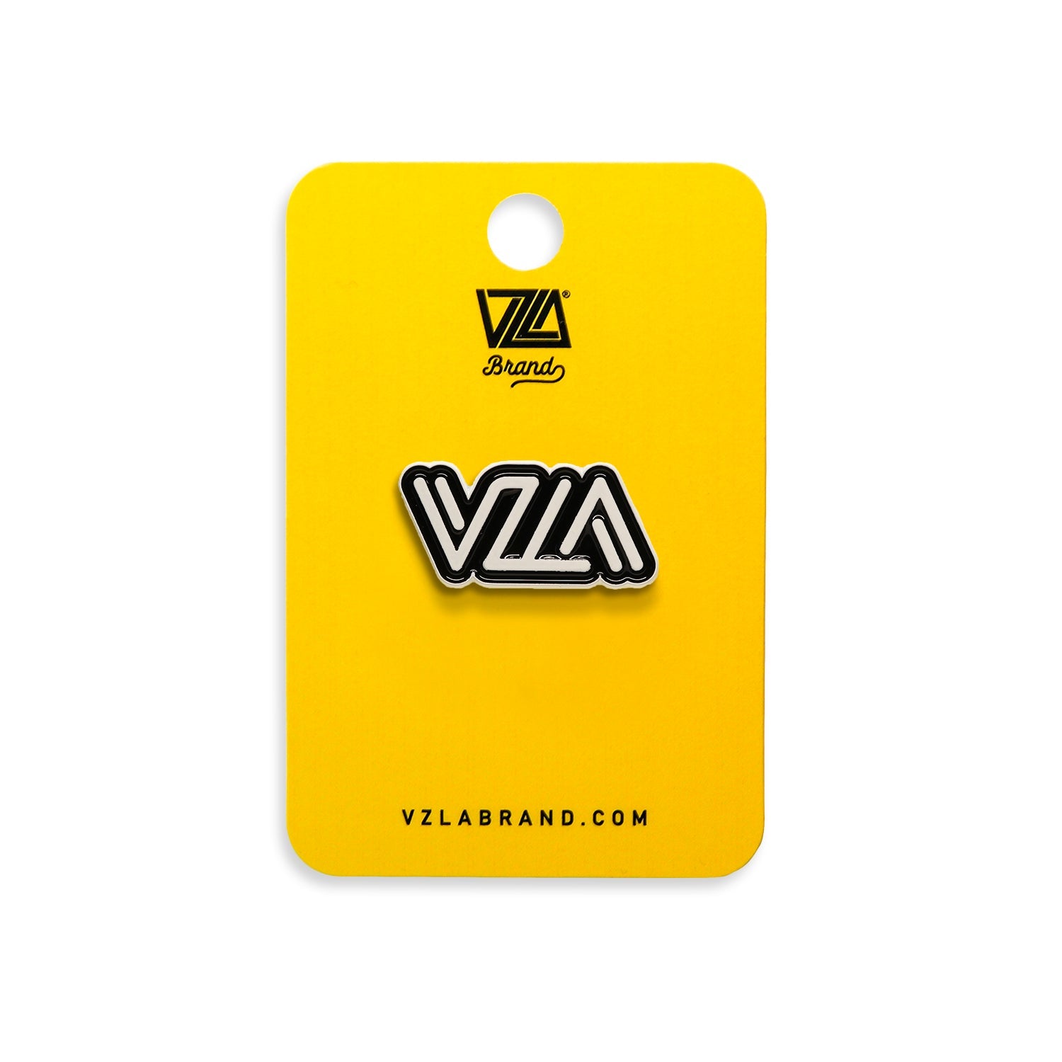VZLA logo Black & White Pin – Antojitos de tu País