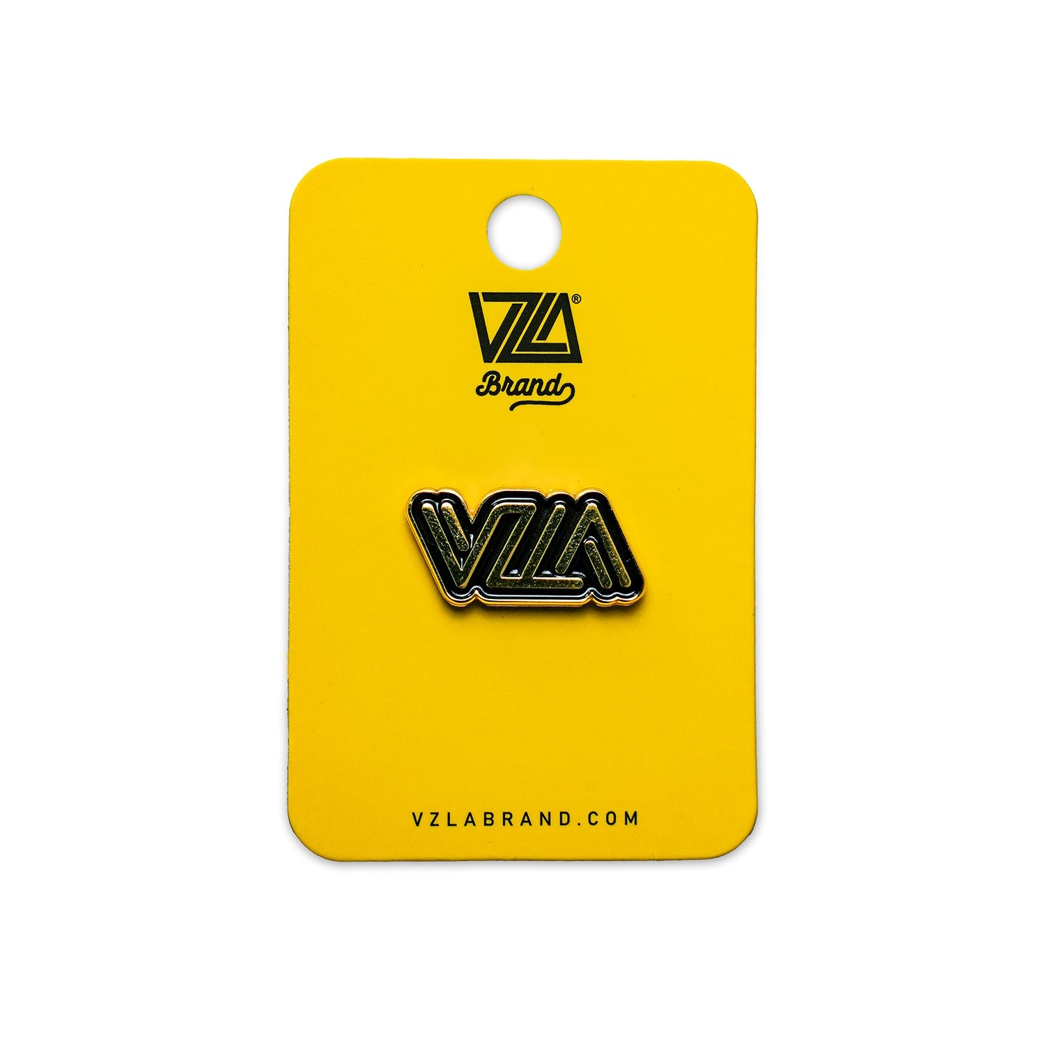 VZLA Golden Logo Pin – Antojitos de tu País